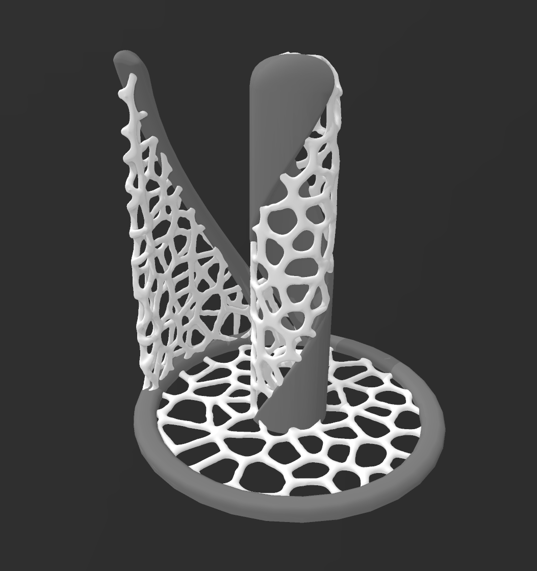 Paper towel Voronoi design by Kamteix | Download free STL model ...