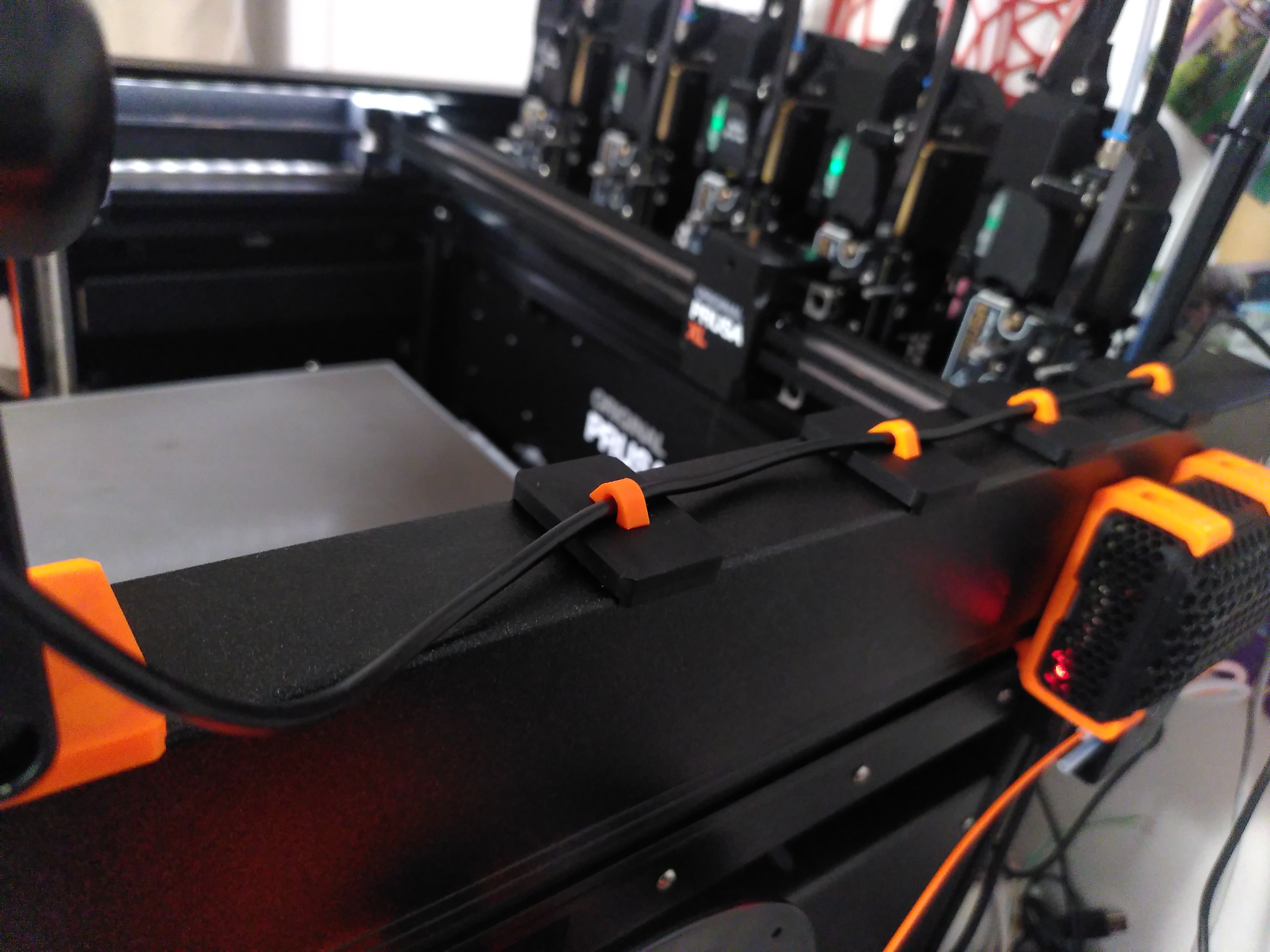Prusa XL Camera Mount with wire clips by akamaka | Download free STL ...