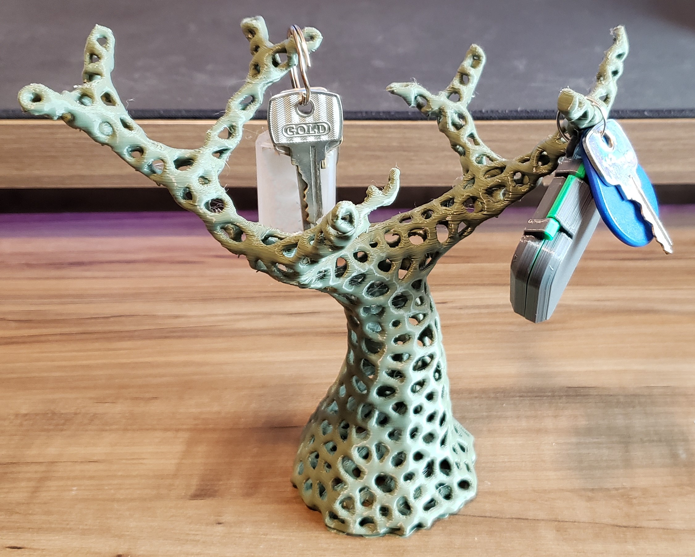 Voronoi Key Holder Bonsai Tree by Migueppc | Download free STL model ...