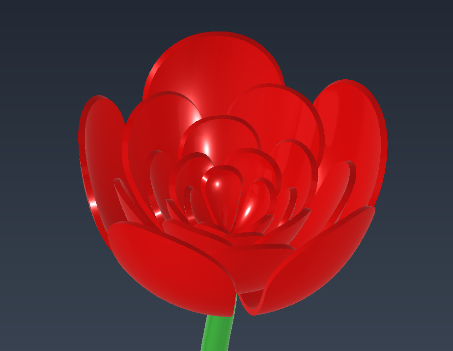 Flower rose od autora Endyyy | Stáhněte si zdarma STL model ...