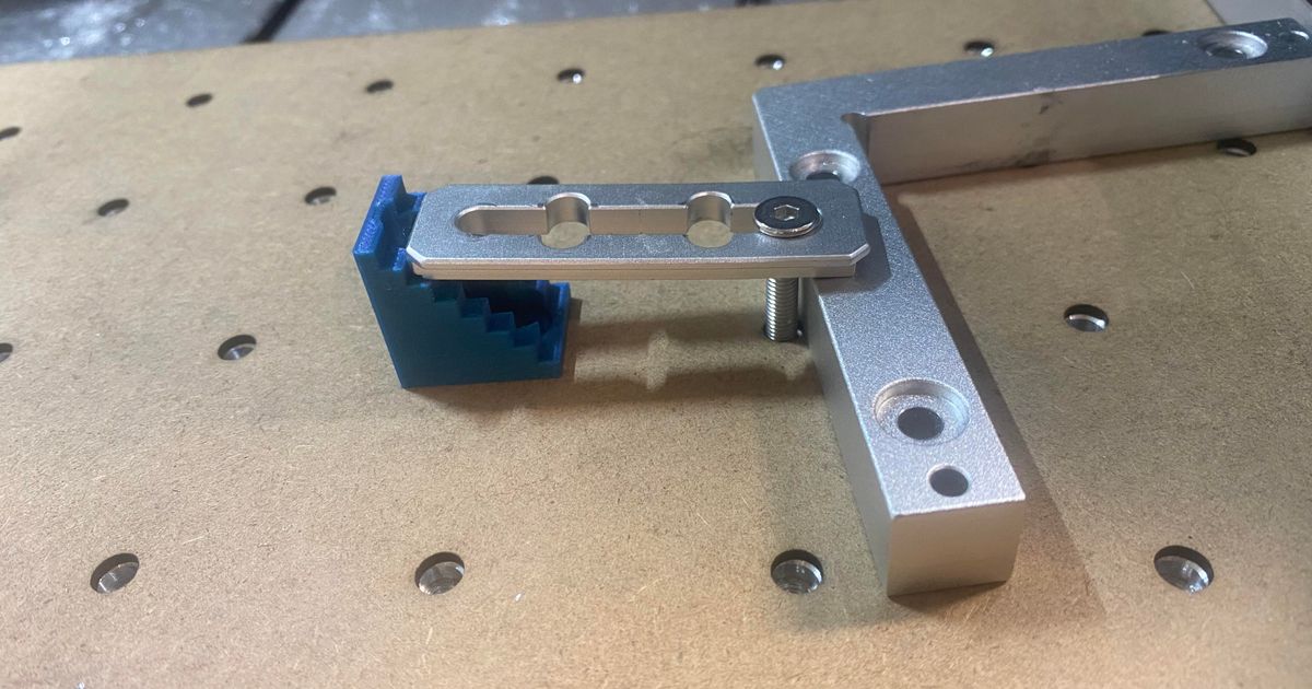 Carvera Hold Down Clamp Stepped Riser by faecorrigan | Download free ...