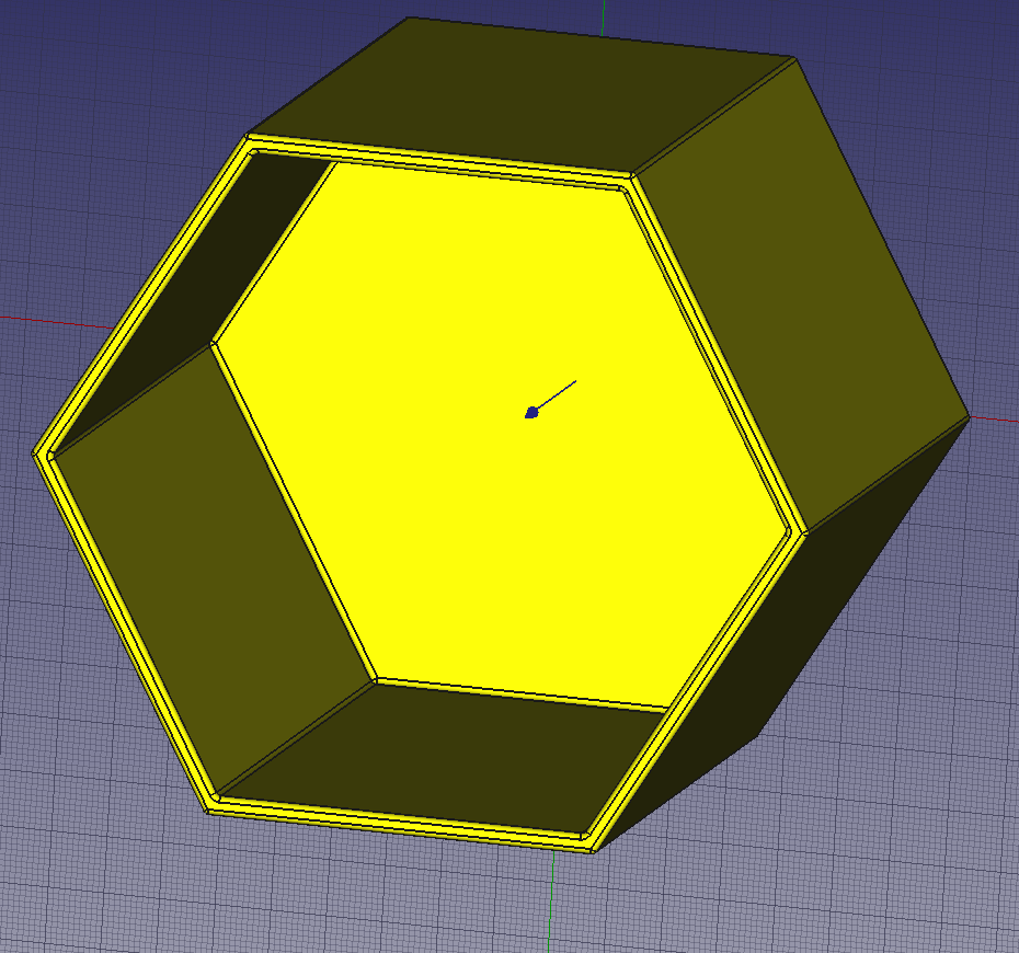 hexagonal wall shelf by B&B TECH | Download free STL model | Printables.com