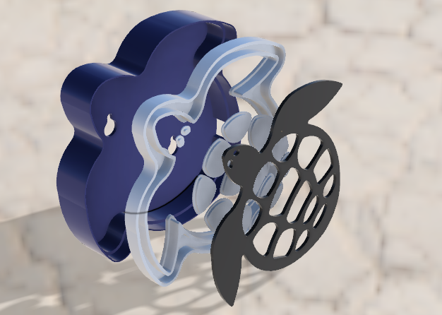 Turtle Wall Lamp by Auri3D | Download free STL model | Printables.com