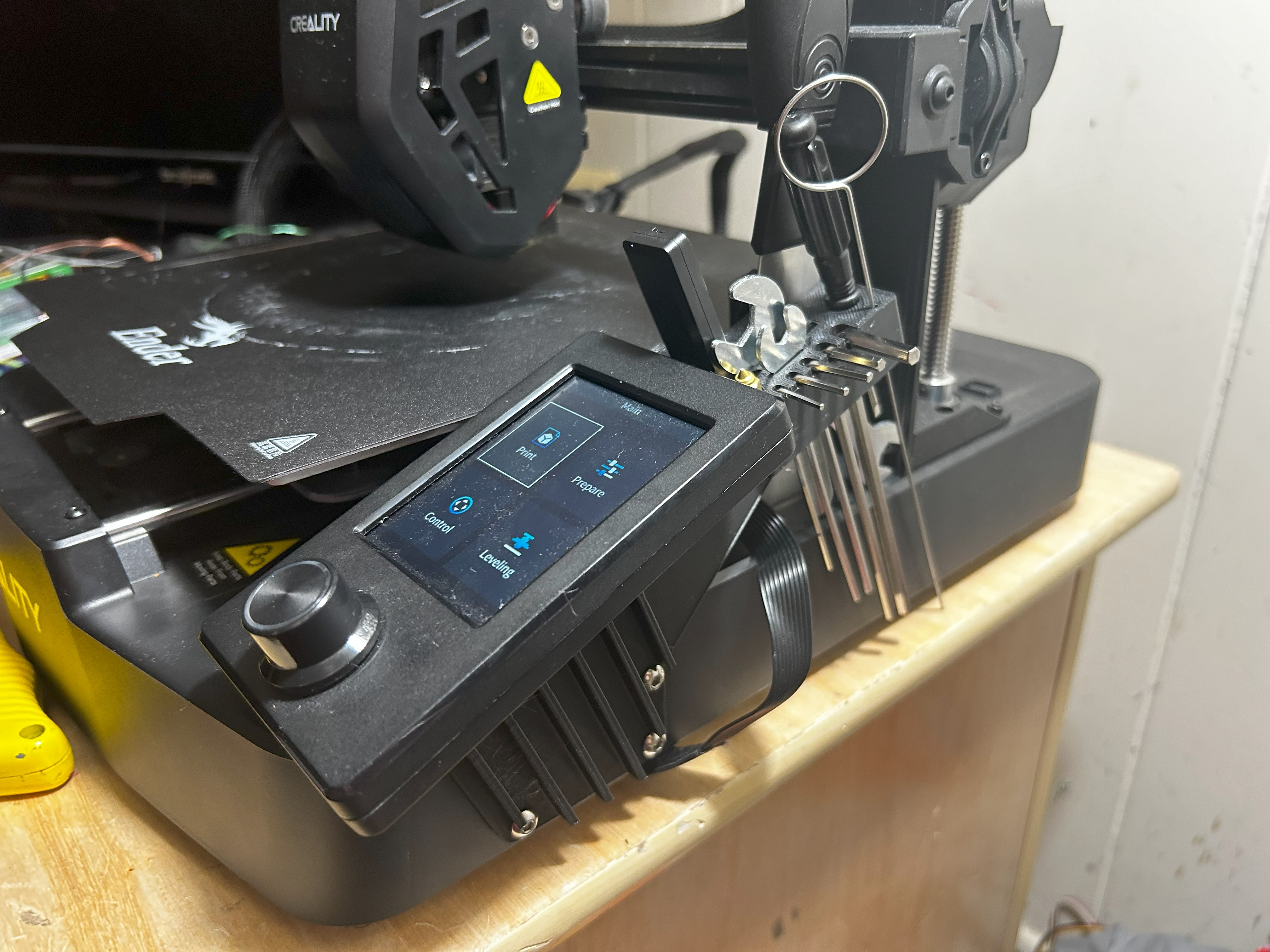 Space Saving Ender 3 V3 Tool Holder and Display Bracket by Jonathan ...