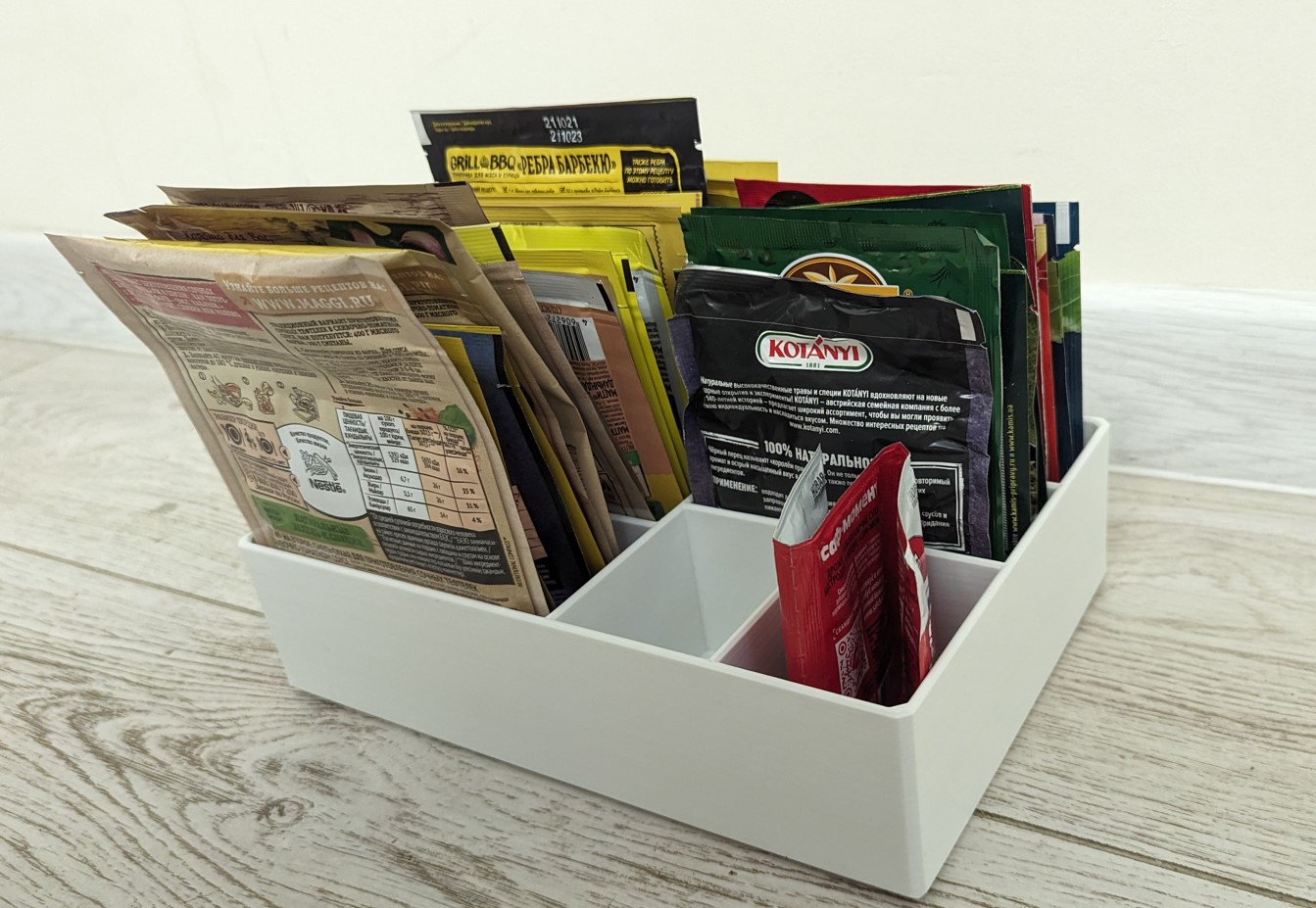 Kitchen packet and bottles large organizer by aklabs | Download free ...