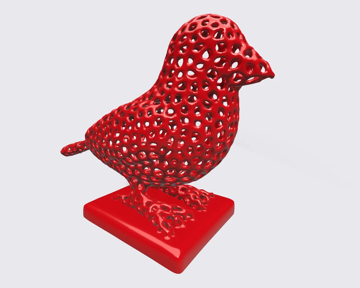 Voronoi Bird by RuralRoots3D | Download free STL model | Printables.com