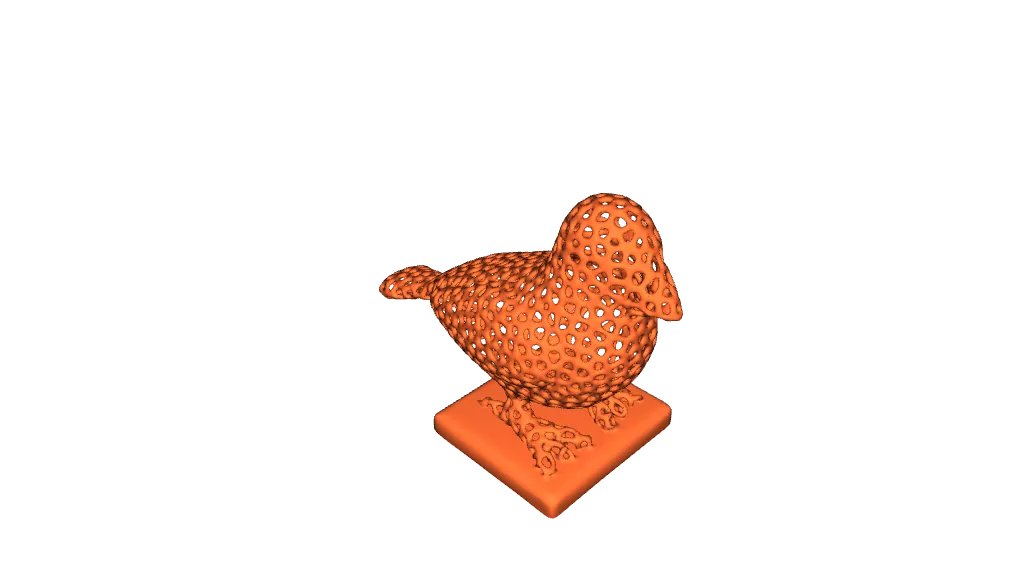 Voronoi Bird by RuralRoots3D | Download free STL model | Printables.com