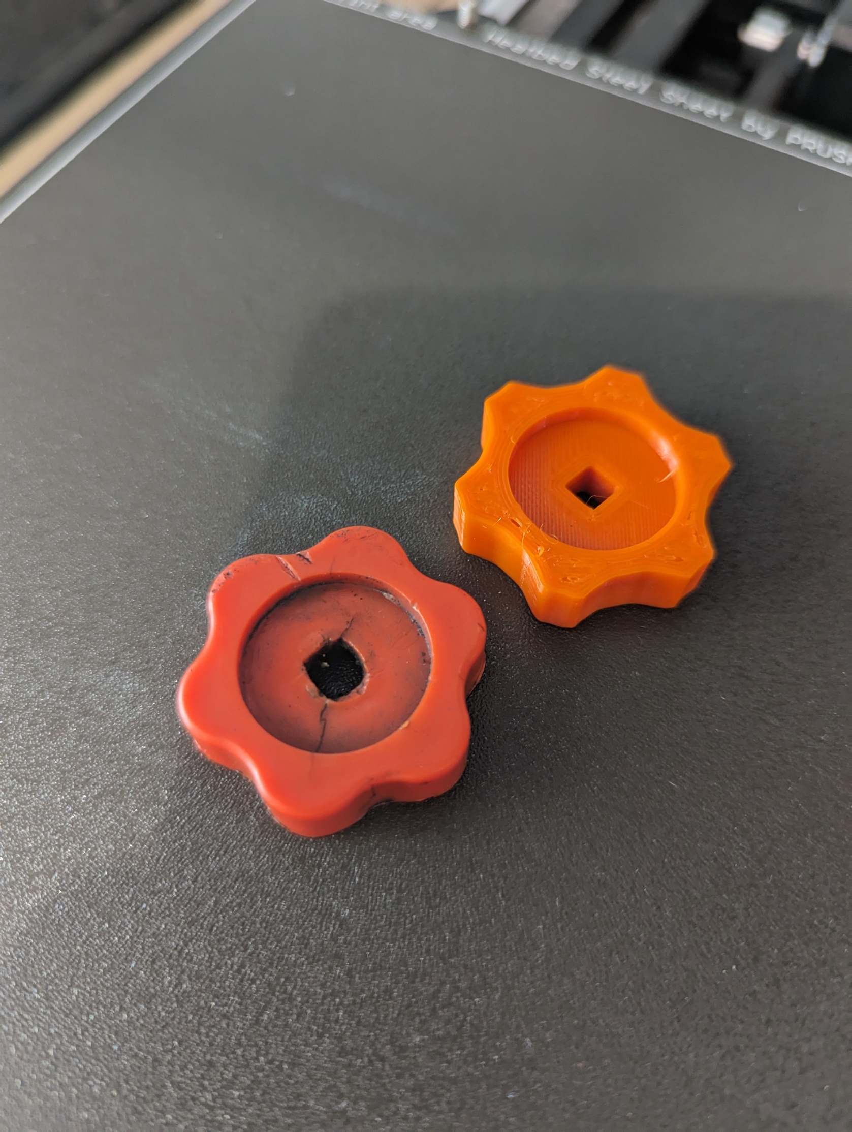 Knob with 5mm square hole by Karim | Download free STL model ...