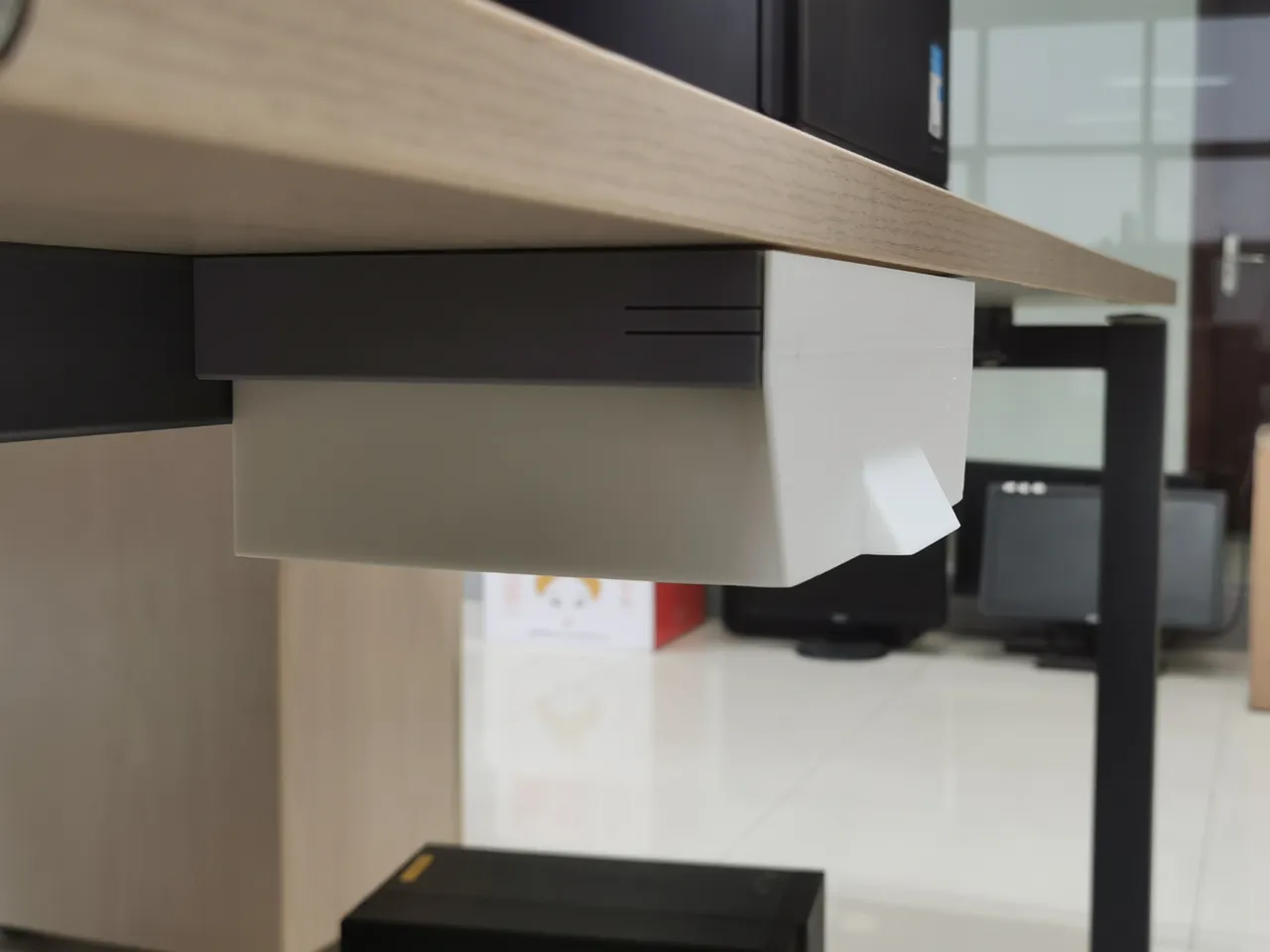 Fully-openable under desk drawer by PeterH | Download free STL model ...
