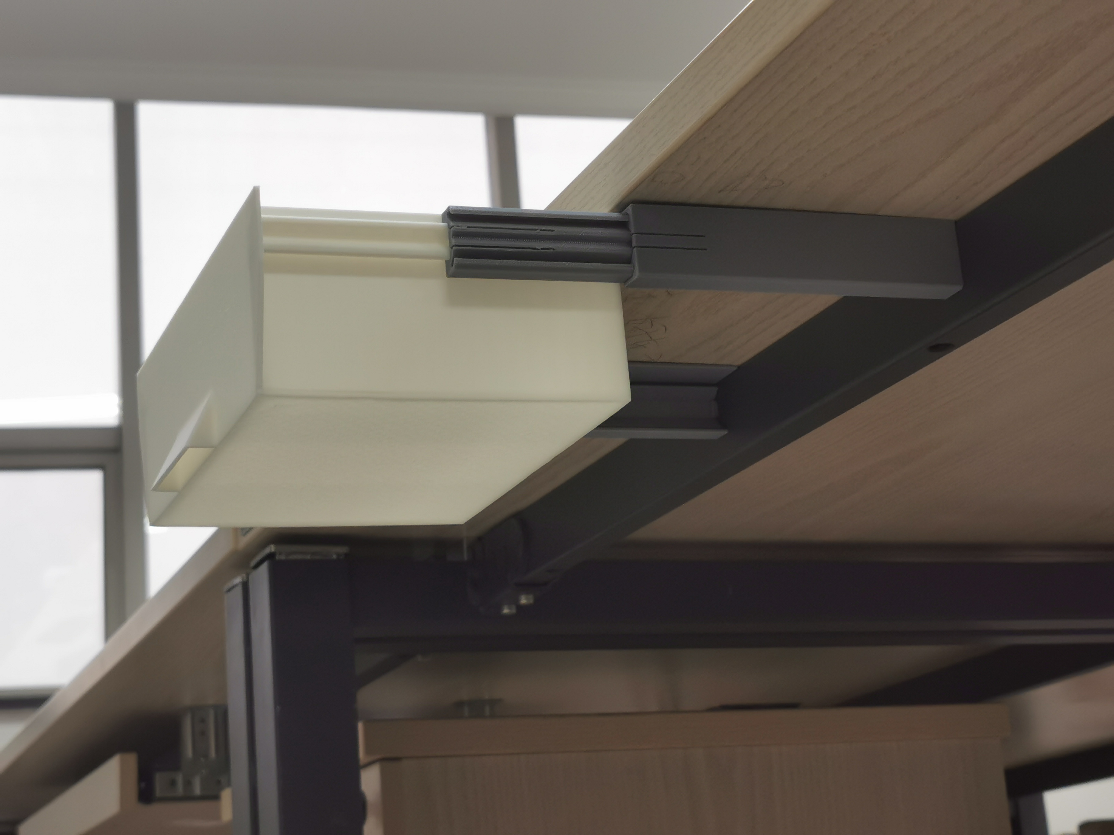 Fully-openable under desk drawer by PeterH | Download free STL model ...