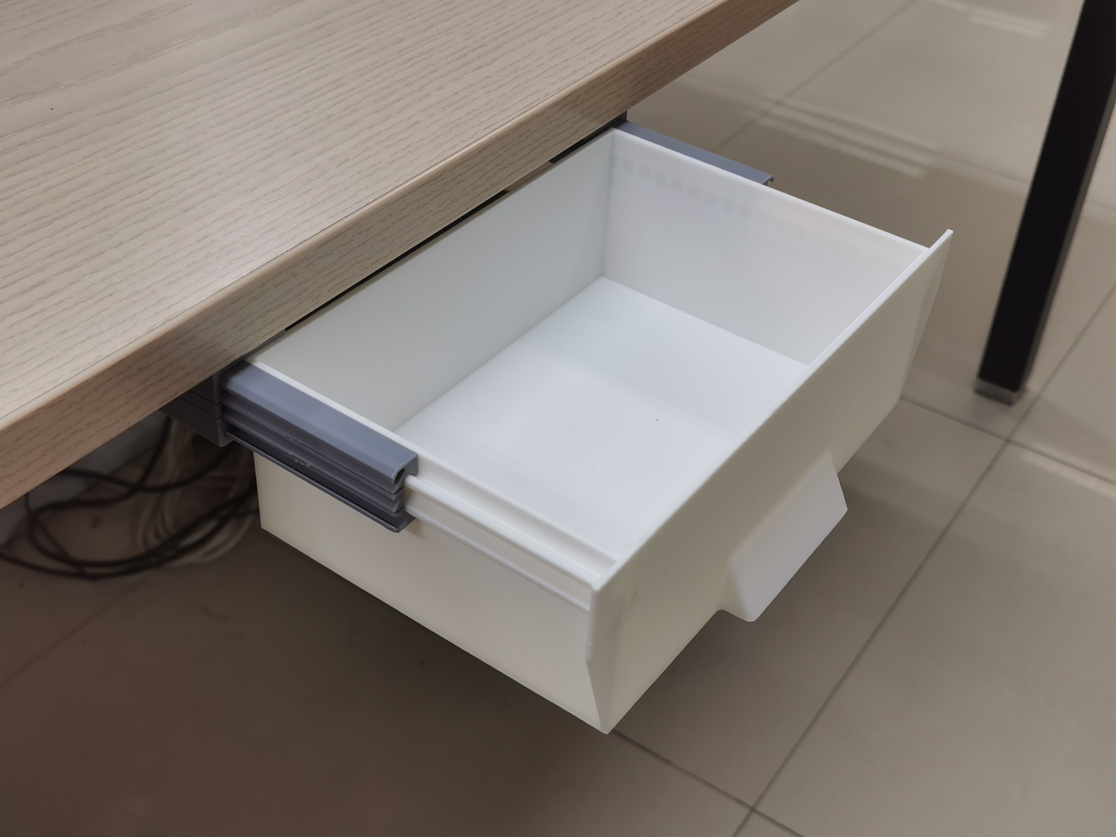 Fully-openable under desk drawer by PeterH | Download free STL model ...