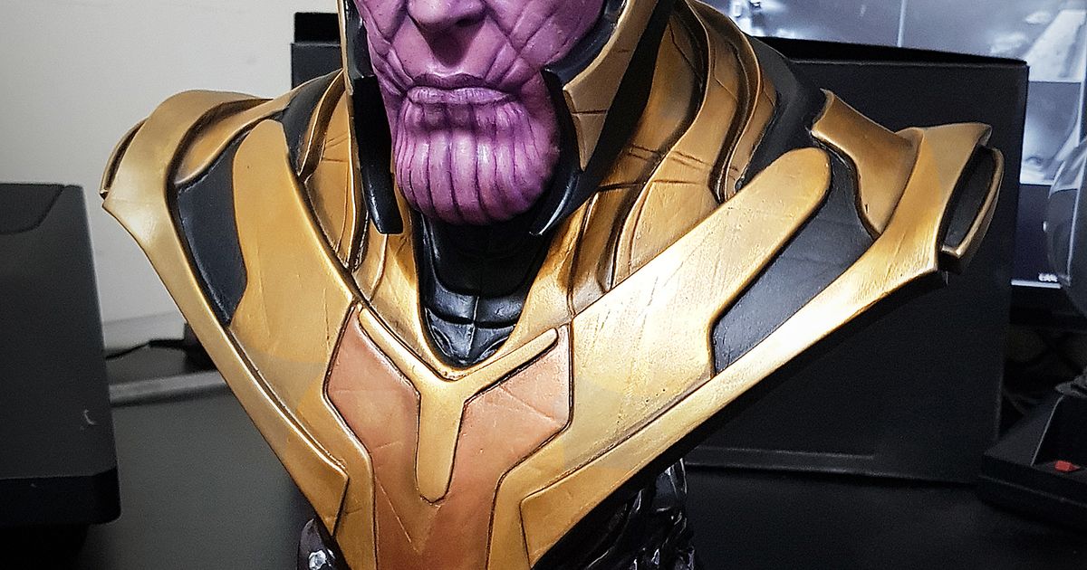 Thanos armor suit bust von Daryll Morris | Kostenloses STL-Modell ...