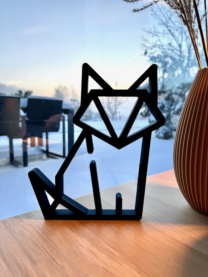 Origami Fox by Mini Tokio | Download free STL model | Printables.com