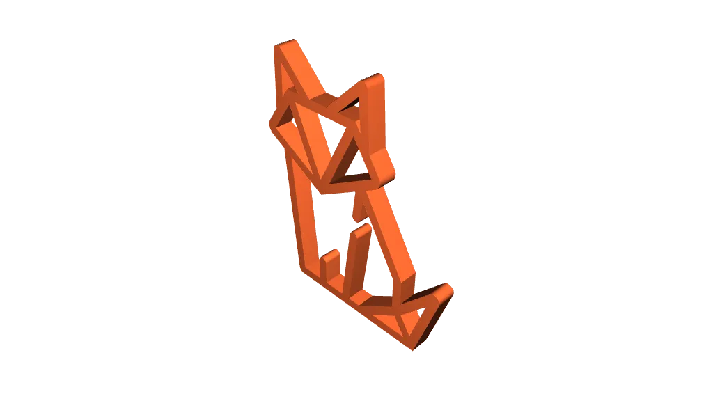 Origami Fox by Mini Tokio | Download free STL model | Printables.com