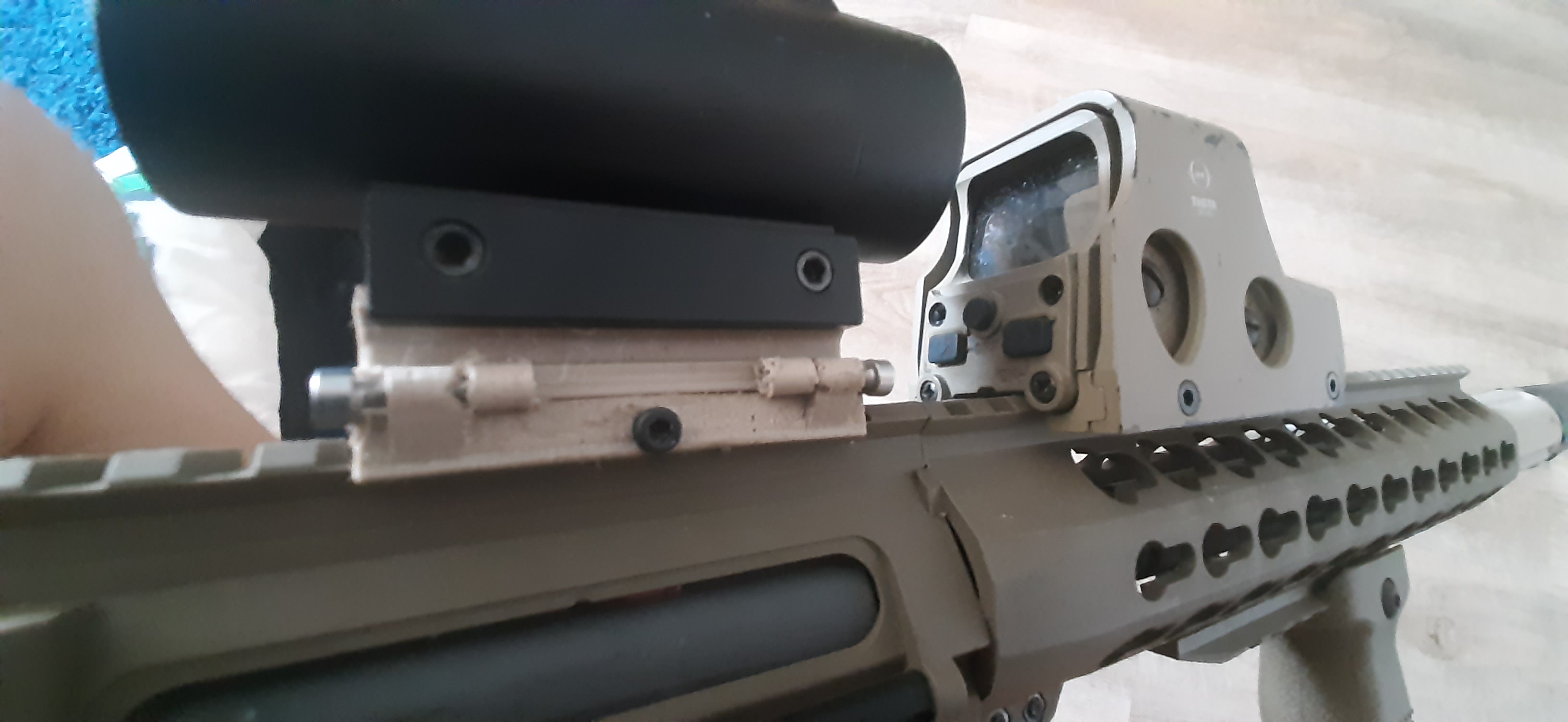 Tilting ris mount for scope or collimator by DerakCZ | Download free ...