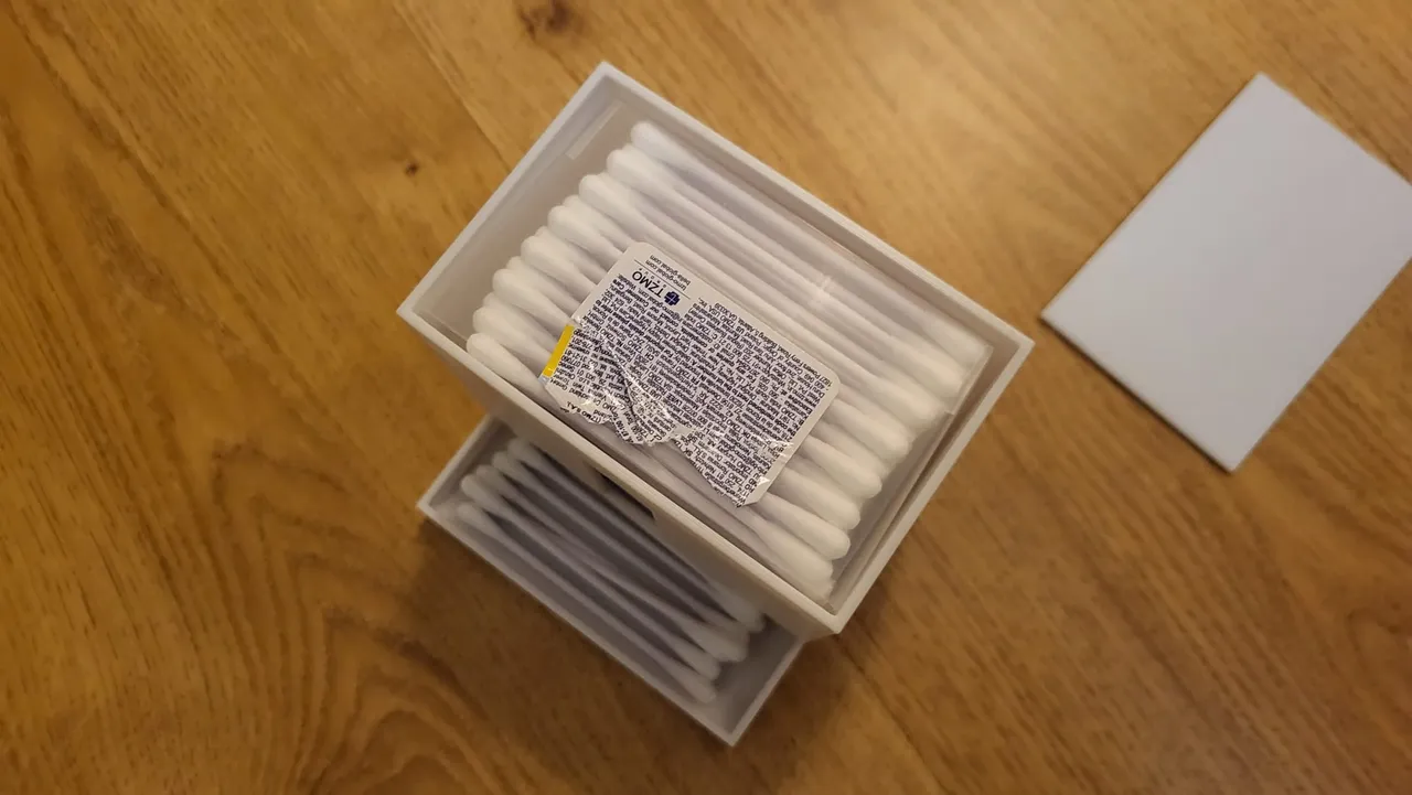 Cotton bud dispenser box for complete pack by MK | Download free STL ...