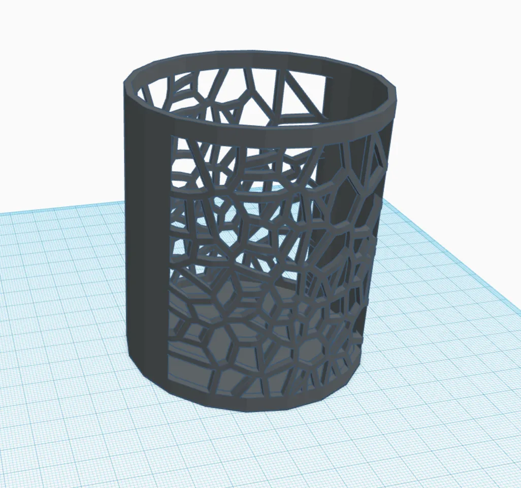 Voronoi Pen Holder by Waux | Download free STL model | Printables.com