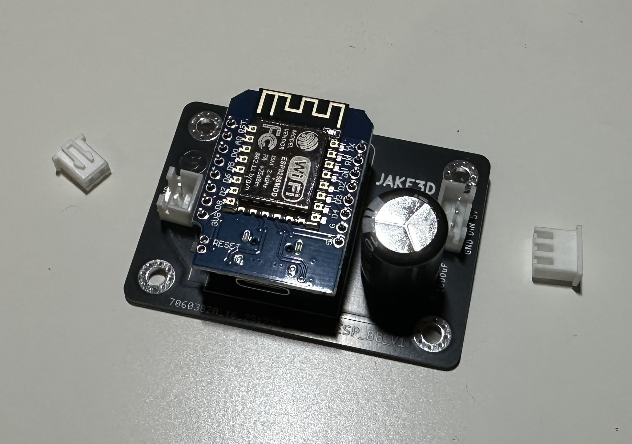 Breakout board Wemos D1 mini (wled) by Jake90 | Download free STL model ...