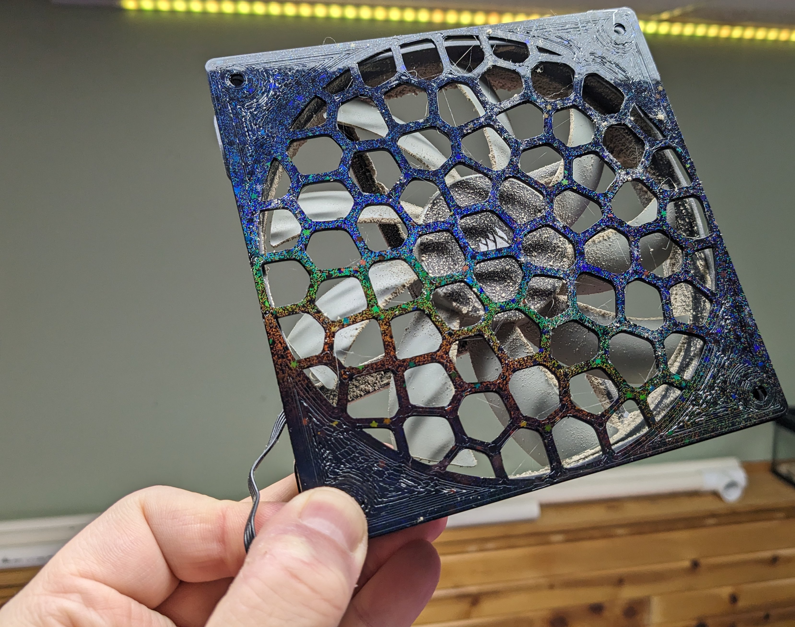 Voronoi Fan Grills by drfish | Download free STL model | Printables.com