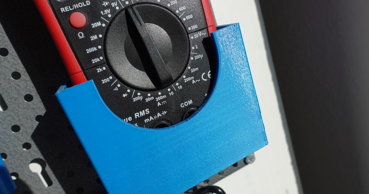 Halterung für Multimeter by 3DDruckByTeufel | Download free STL model ...