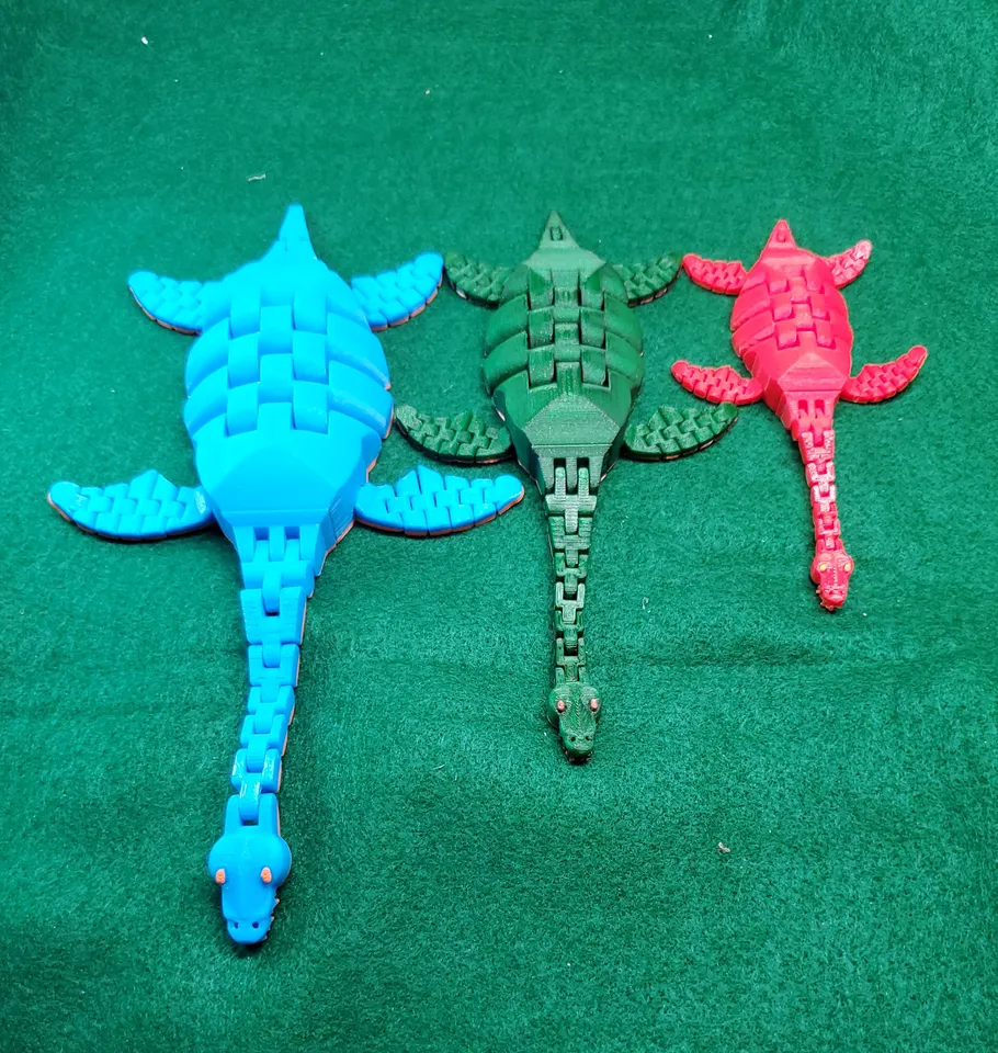 Articulated Plesiosaurus Dinosaur Toy aka Lock Ness Monster by ...