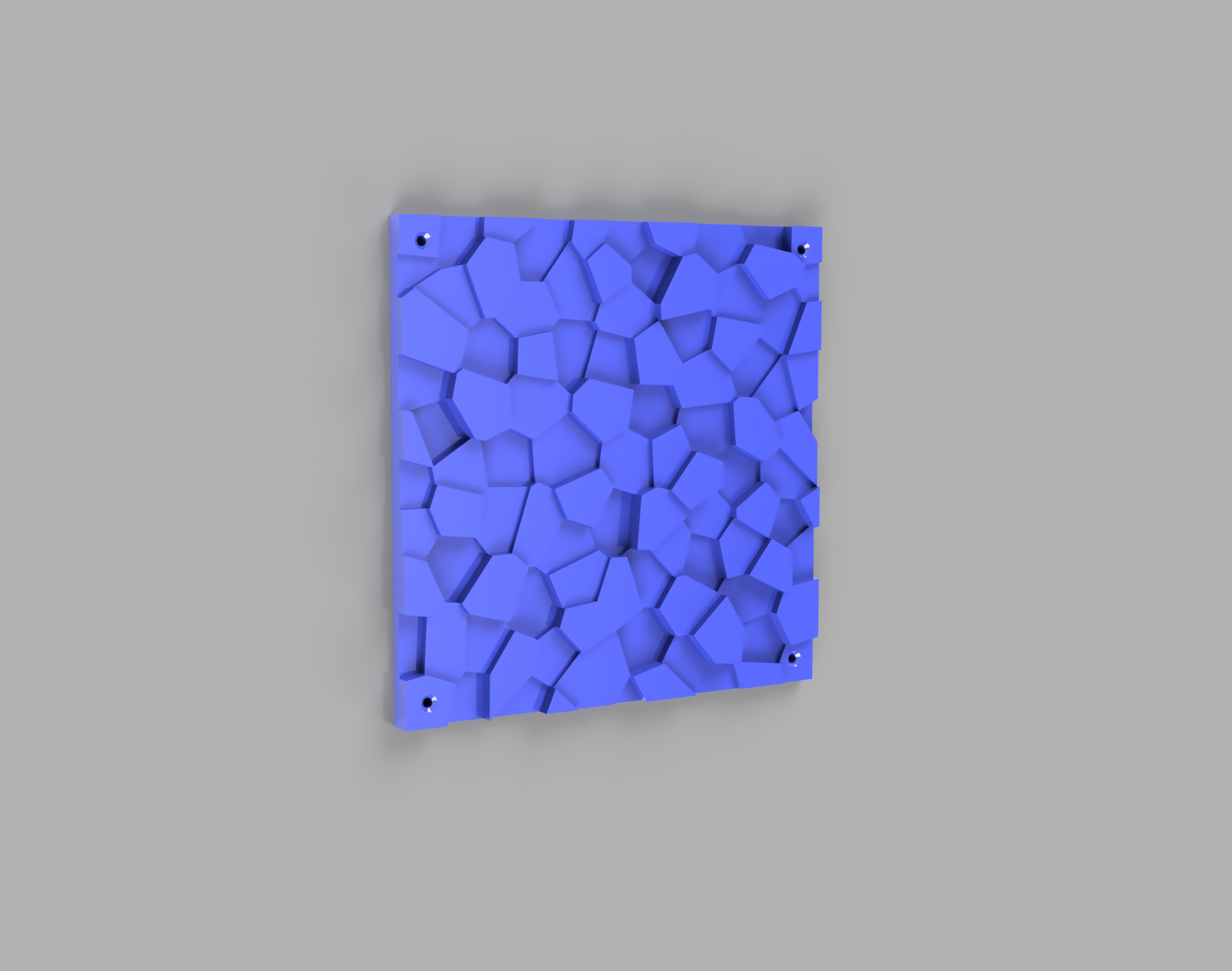 Voronoi pattern soundproofind anti echo wall decorative panel 200mm by ...