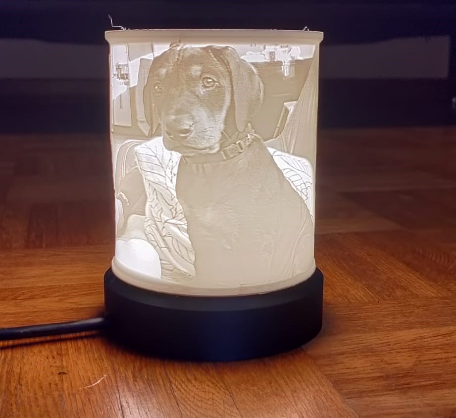 lithophane lamp base by Popeye1993 | Download free STL model ...