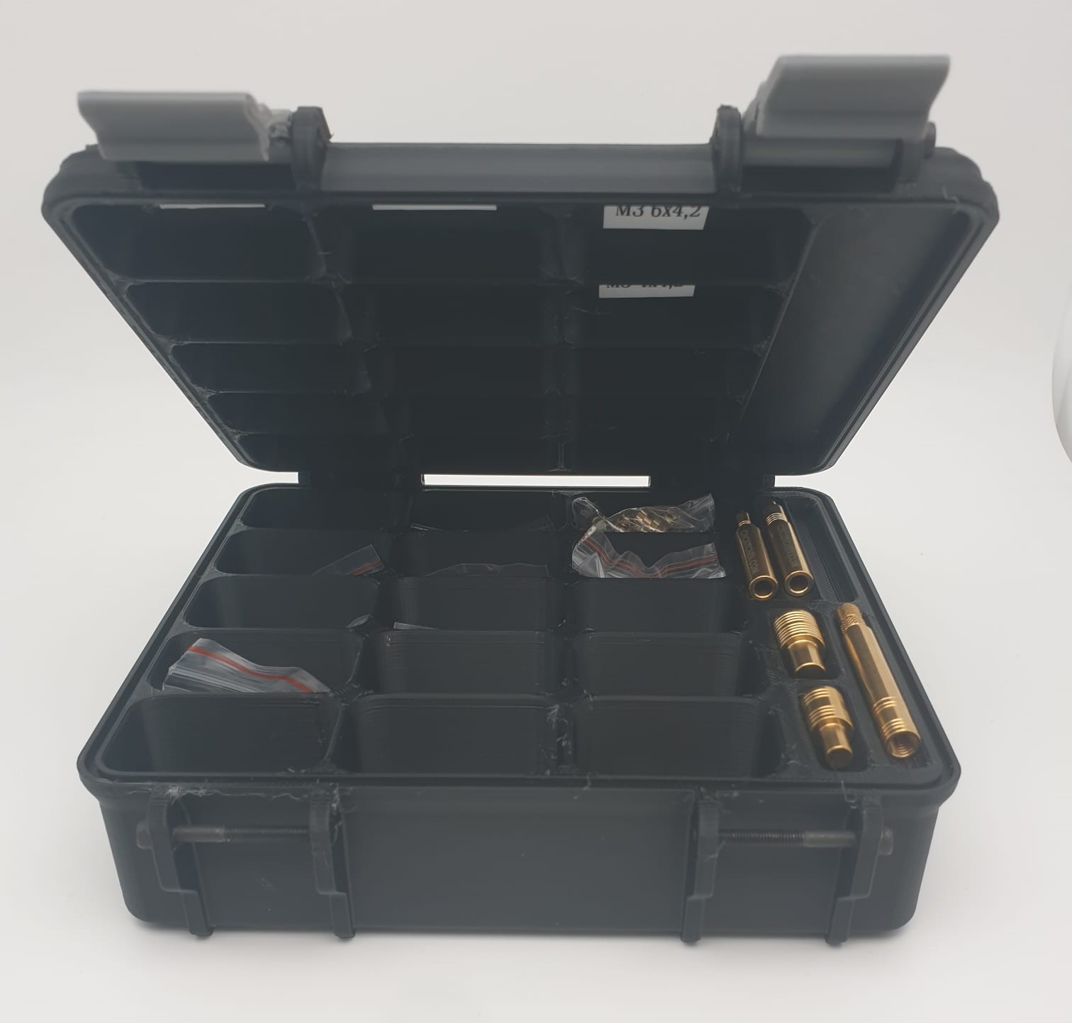 Threaded Insert Box with 15 compartments and Logo by ROLS733 | Download ...