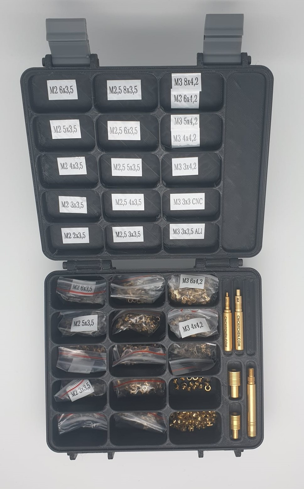 Threaded Insert Box with 15 compartments and Logo by ROLS733 | Download ...