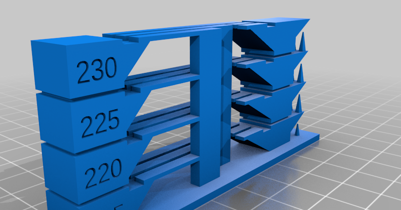 Temp Tower - Inland Luminous PLA by BlueDragyn | Download free STL ...