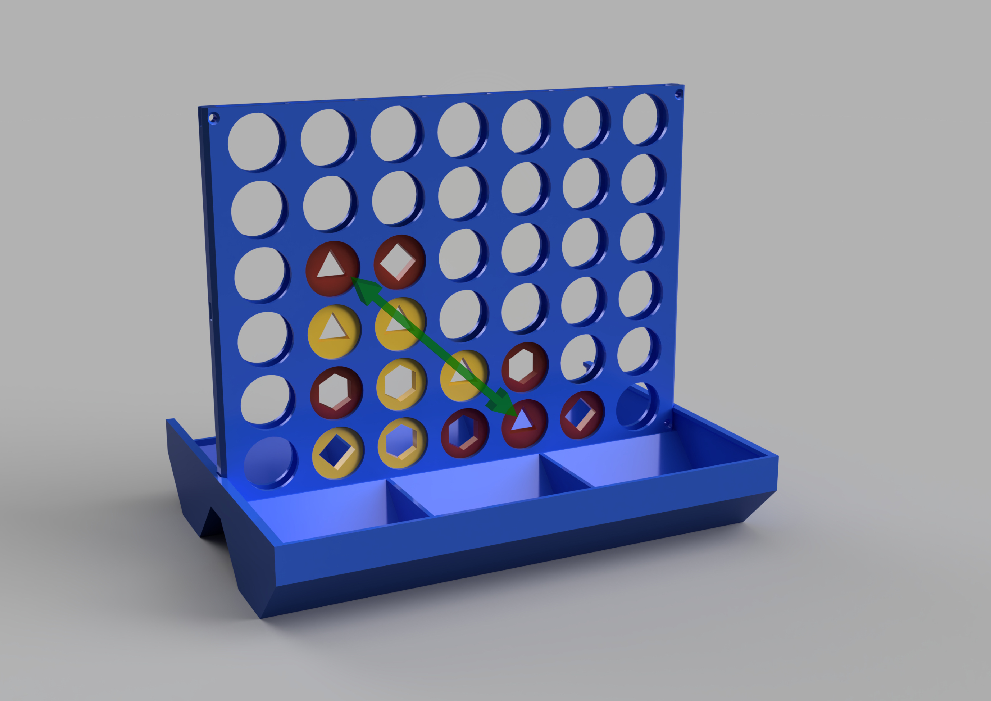 Connect 4 - Twice (or Twisted) by YvesVO | Download free STL model ...