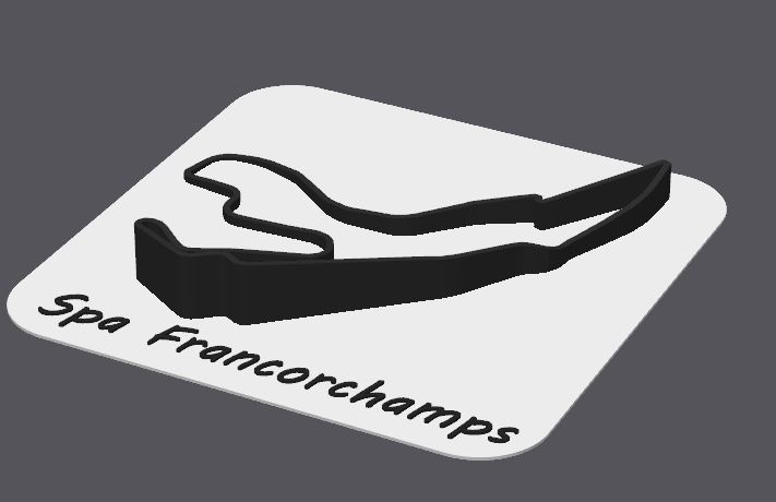 Spa Francorchamps circuit par michele MM3D | Téléchargez gratuitement ...