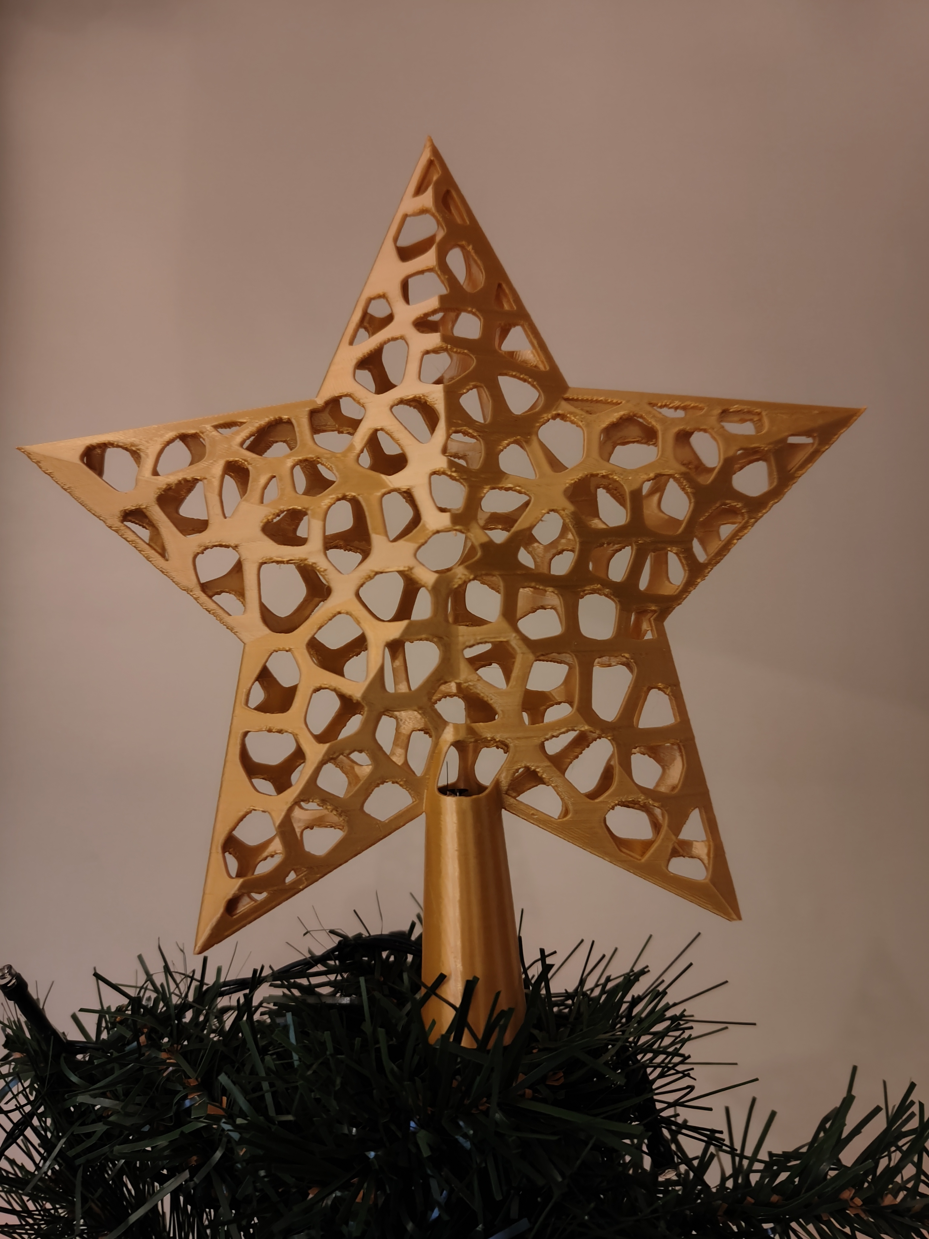Christmas Tree Star- Voronoi style by Project Filament | Download free ...