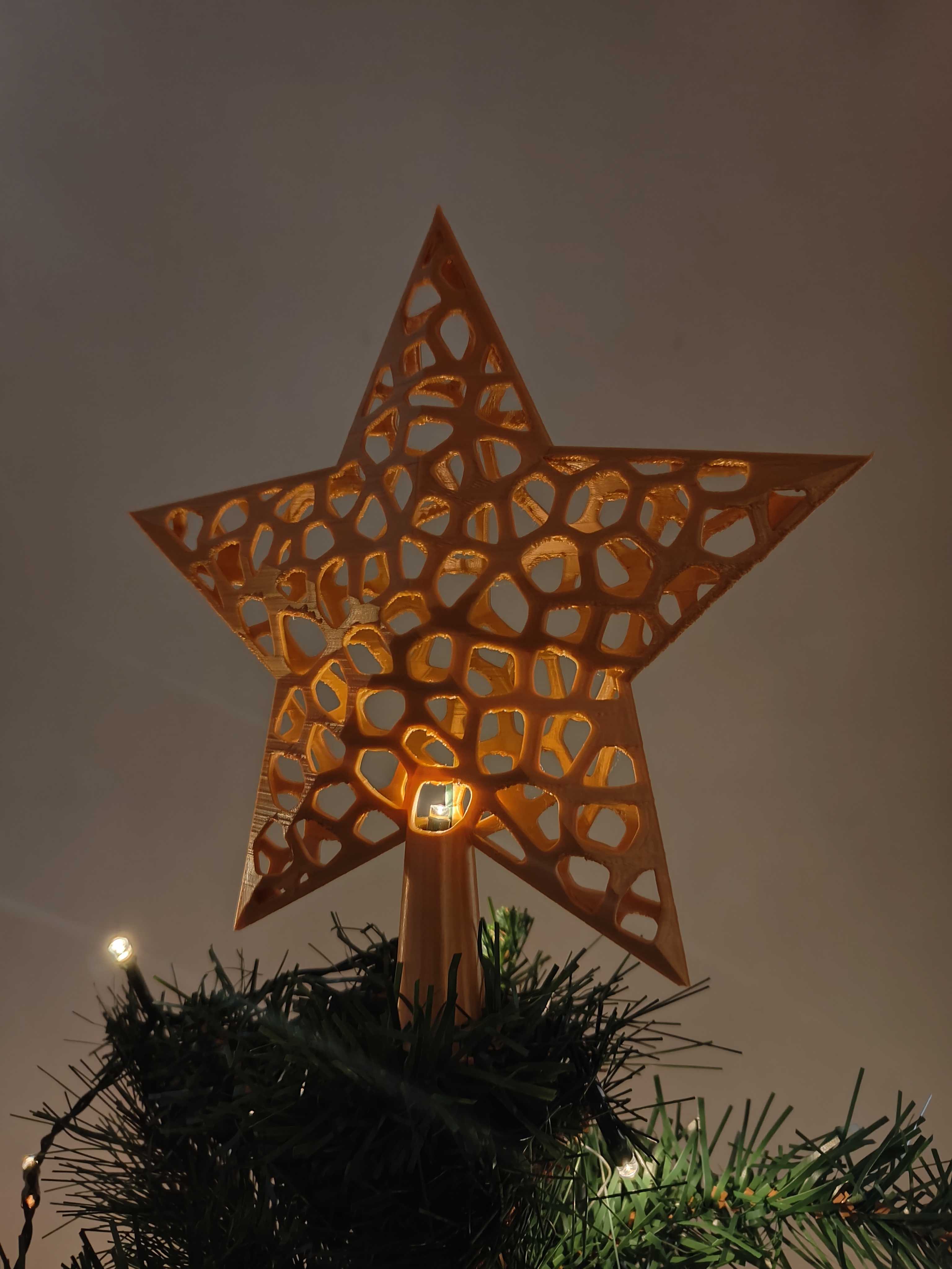 Christmas Tree Star- Voronoi style by Project Filament | Download free ...