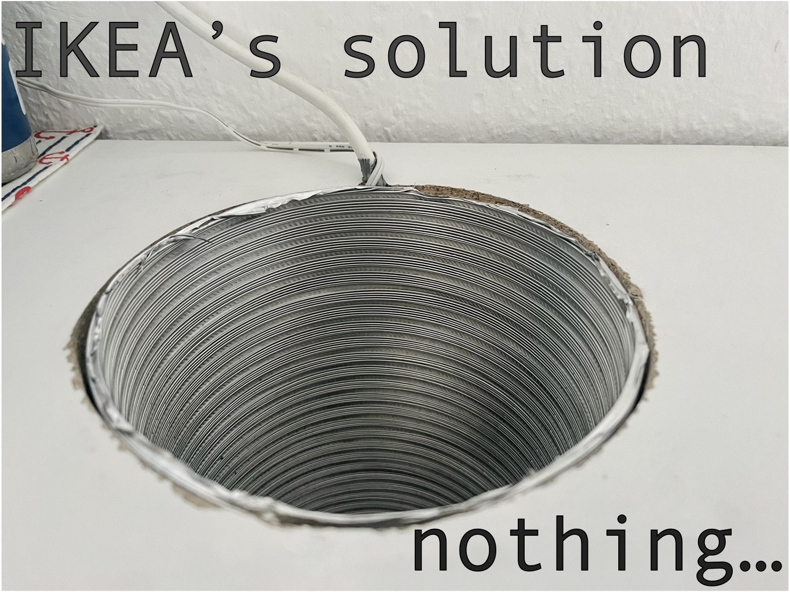 150mm extractor hood cover for all (Ikea) 150mm tubes (15cm Built-in ...