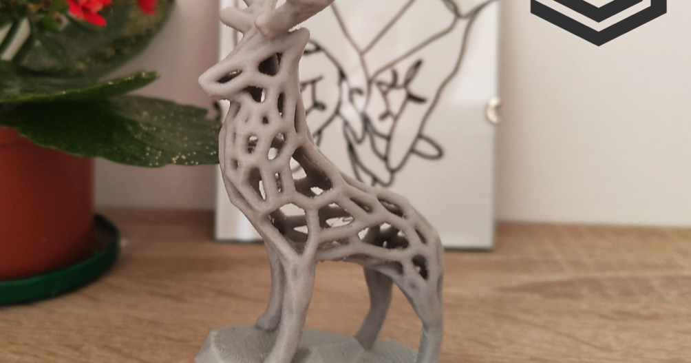 Voronoi Deer Sculpture por UniversalMaker | Descargar modelo STL ...