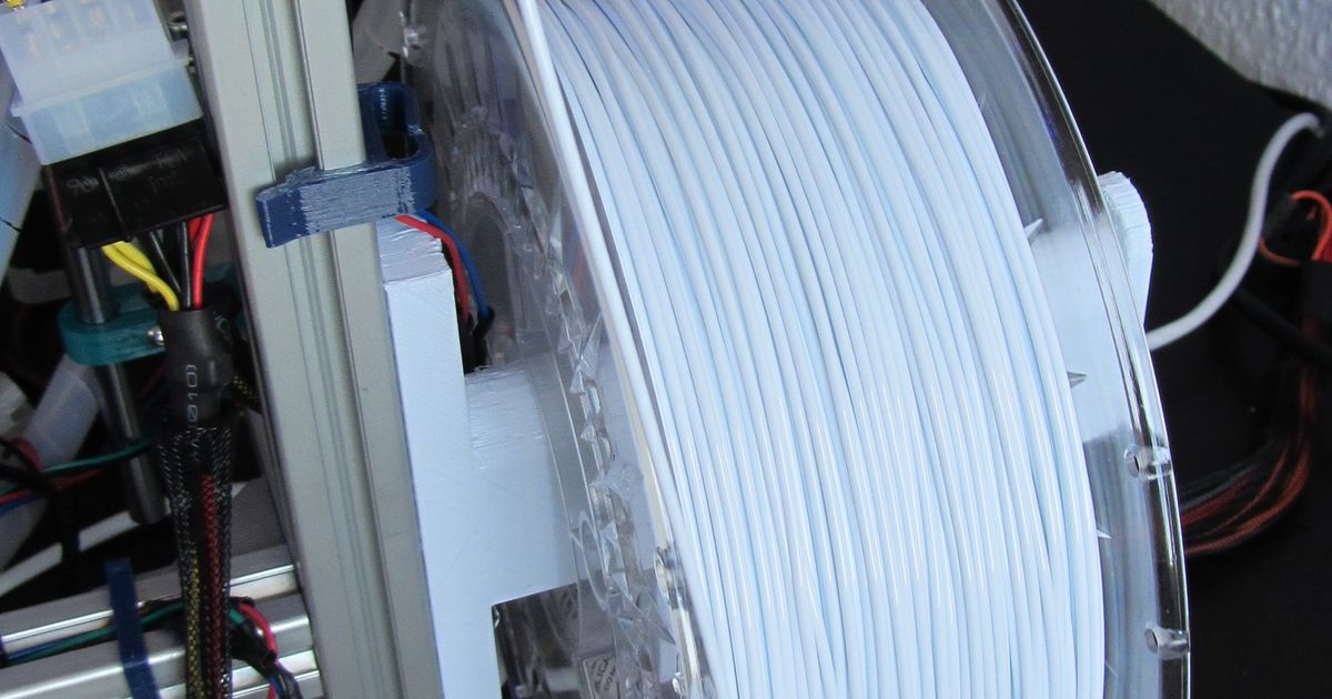 Spool Holder for 20x20 extrusion by WF3D | Download free STL model ...