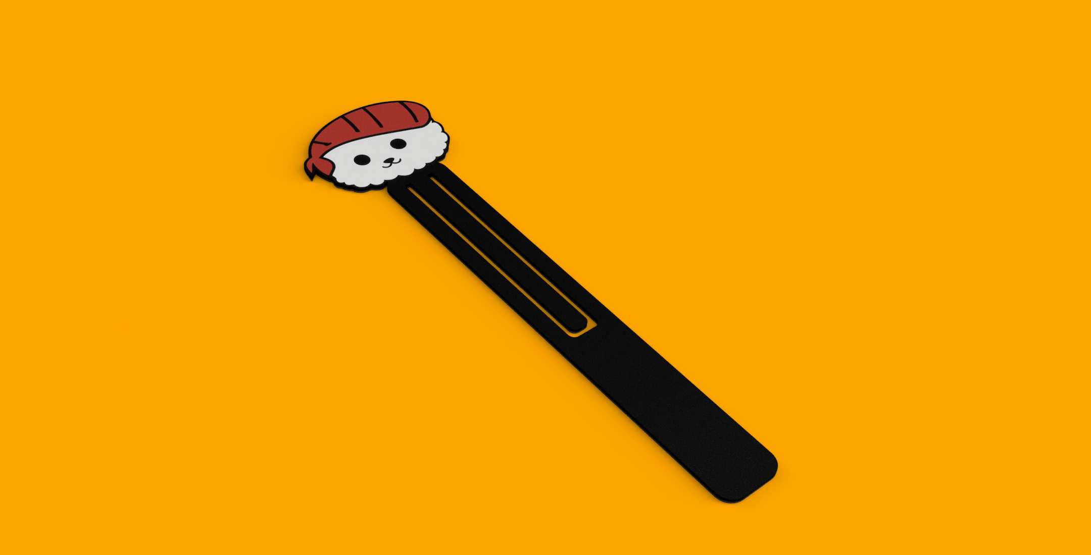 Bookmark Sushi Kawaii by Square2_3D | Download free STL model ...