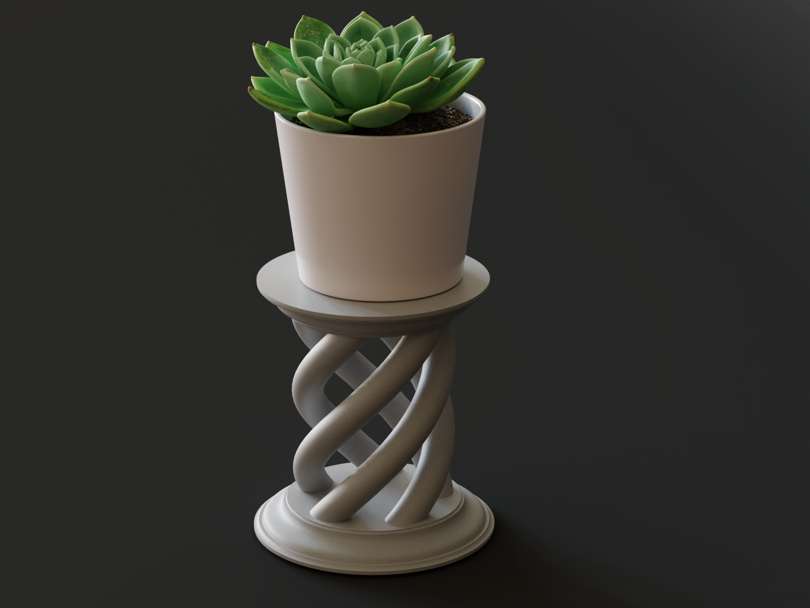 pedestal spiral decoration by Dinu Suciu | Printables Store