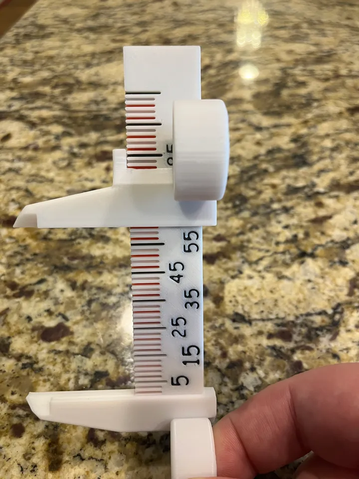 Finger calipers remixed sliding blade to make it tight by ss7156 ...