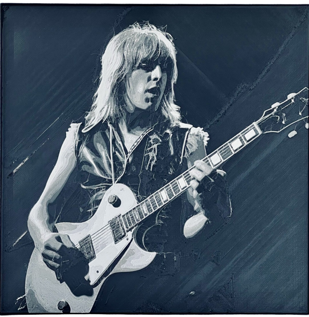 Mick Ronson - 8"x8" 3D Rock Series Wall Art by fusion3dart | Printables ...