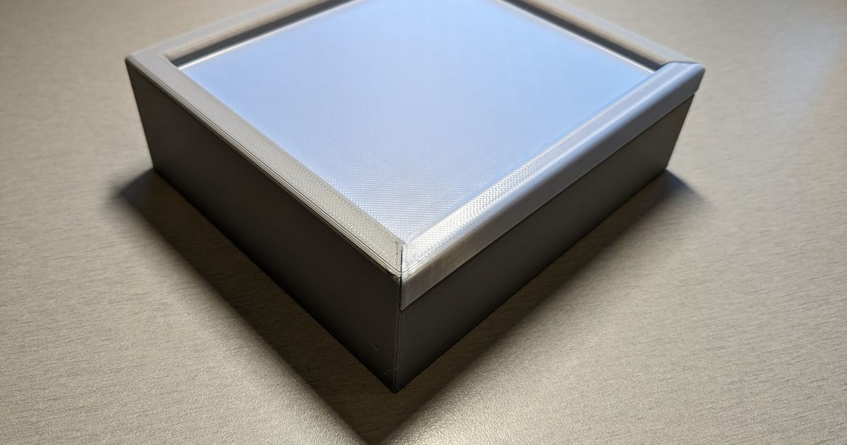 Simple Box with Sliding Lid by Arthur Gabrilovich | Download free STL ...