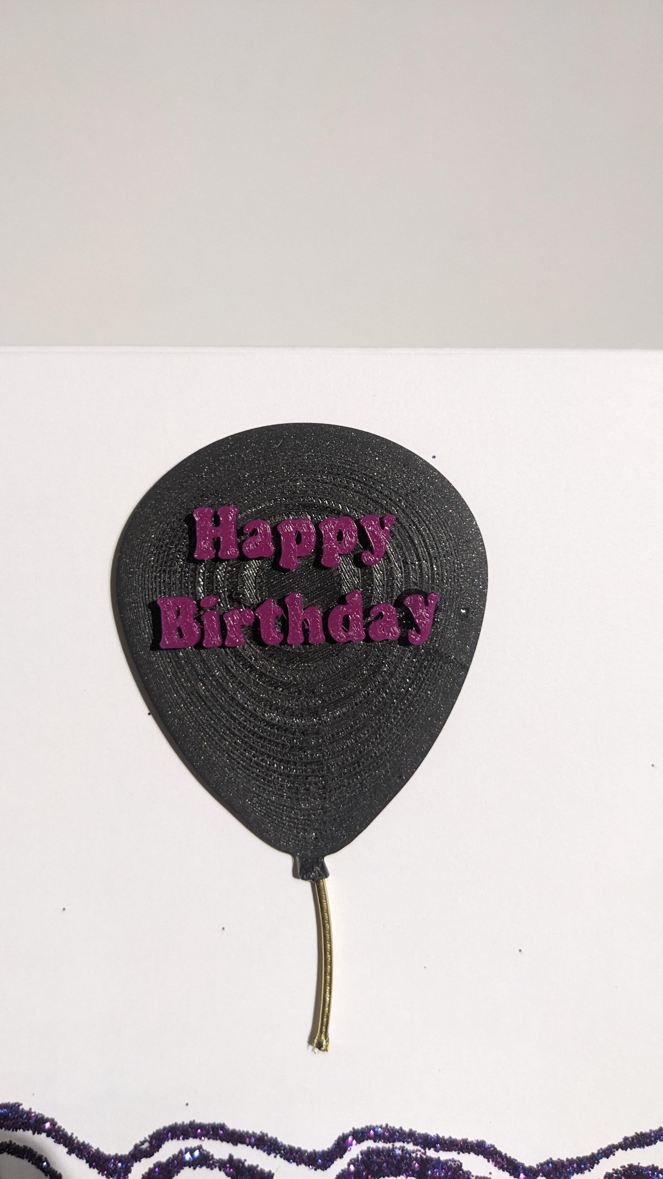 Happy Birthday Balloon by Mr Print | Download free STL model ...