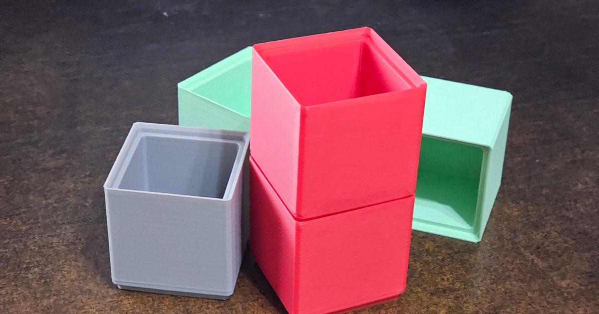 Tiny Little Box v2 Stackable Version by Newit00 | Download free STL ...