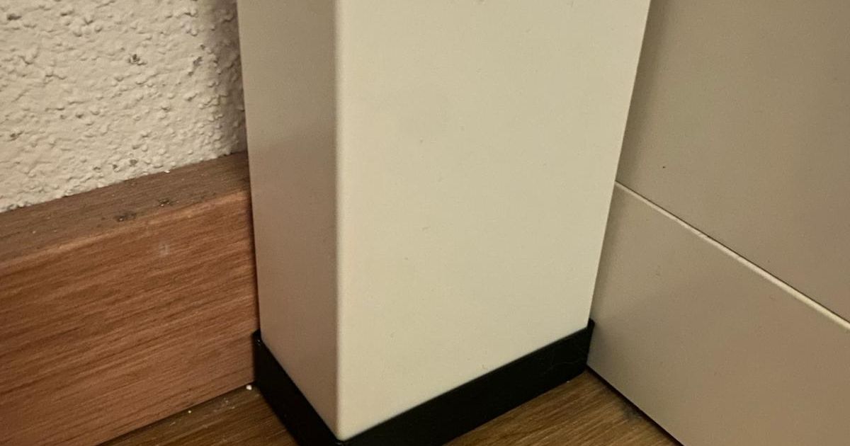 parametric Table / Desk Feet extension - problemsolver for uneven ...