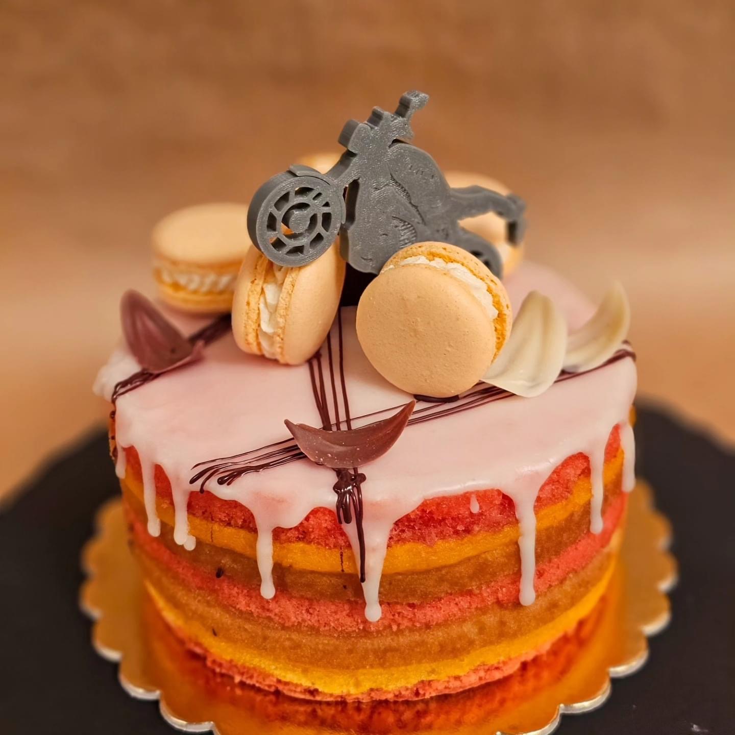 Motorcycle Cake Topper By El Kóťa Download Free Stl Model