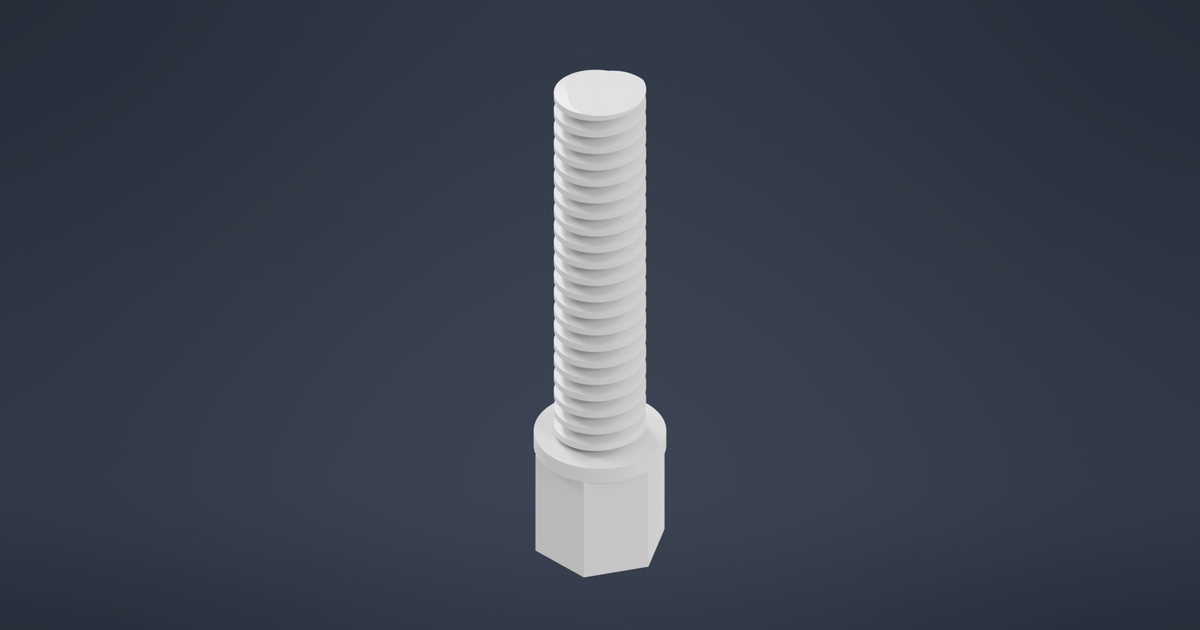 Logitech Momo Screw\Bolt 1 by EkremBugra | Download free STL model ...