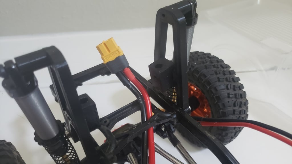 Body Mount Add-on for Long travel shock mounts for Axial SCX10 2 by ...