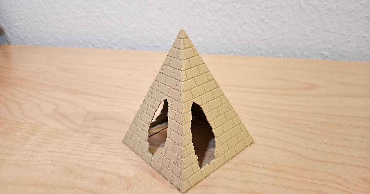 Aquarium Pyramid by Filamentos | Download free STL model | Printables.com