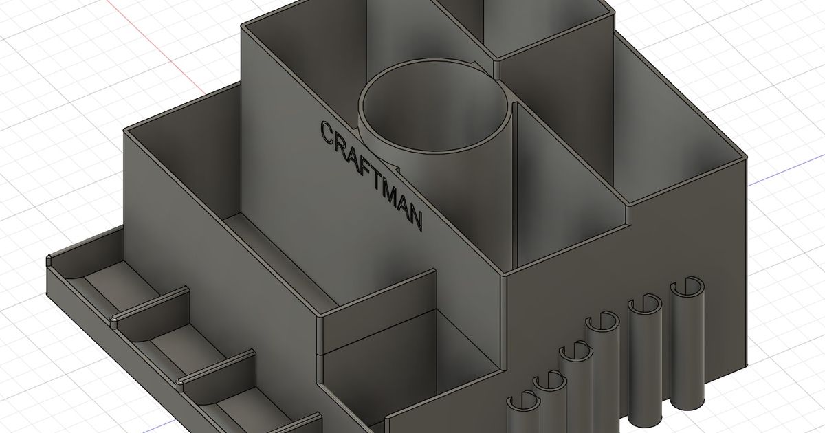 3D Craftman Tools Box by Dreigas | Download free STL model | Printables.com